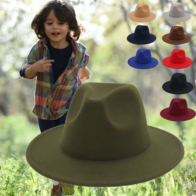 Classic-Children-s-Fedora-Hats-Small-head-Gentleman-Jazz-Hat-For-Kids ...