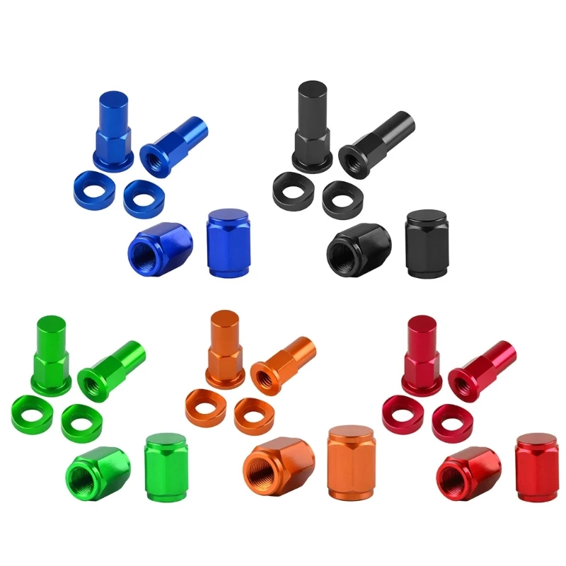 Motocross Rim Lock Nut Kit Tire Clamp Screw Rim Lock Nut Spacer Kit Rim ...