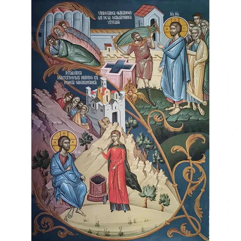 Christ and the Samaritan Woman: A True Example of Orthodox Iconography ...