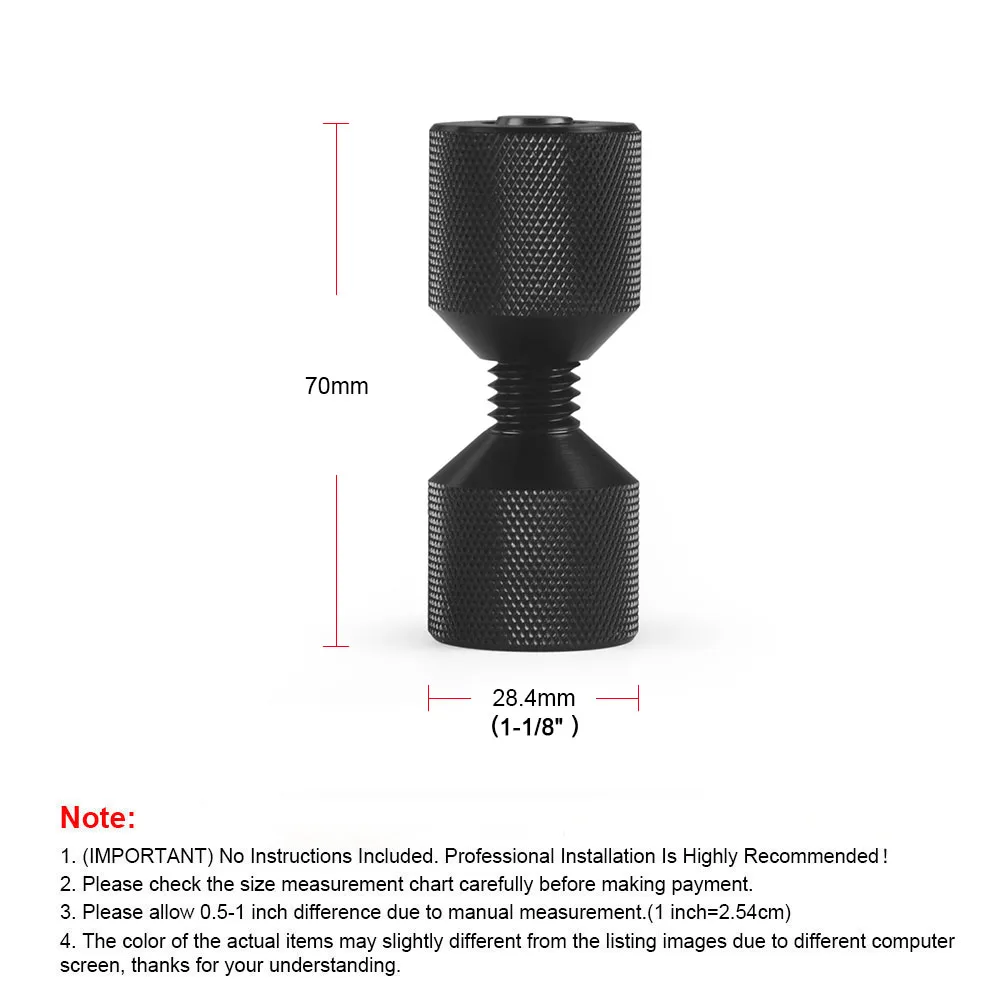 1-1/8 Two Hole Flange Alignment Dowel Locating Pin Small Aluminum Knurl-Kit