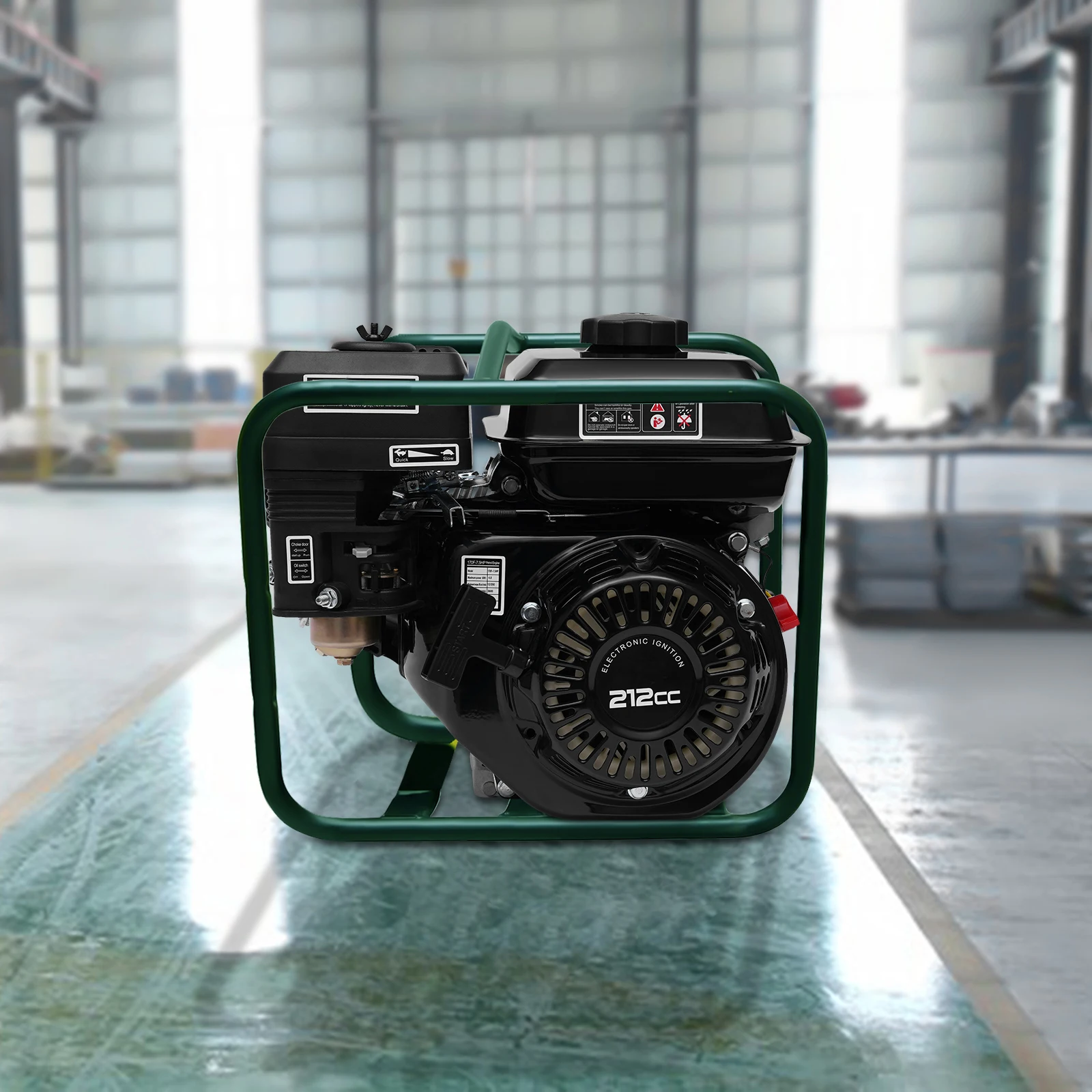 OHV 4 Stroke 7.5HP Pull Start Gas Engine Single Cylinder Gasoline Motor ...