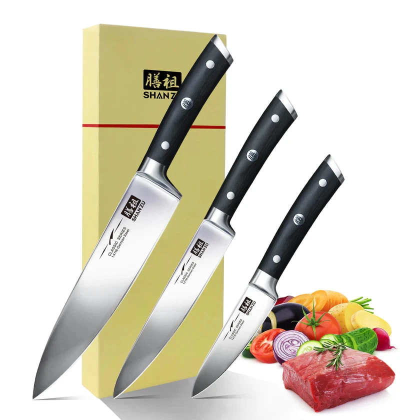 SHAN-ZU-German-Stainless-Steel-Kitchen-Knives-Fruit-Utility-Chef ...