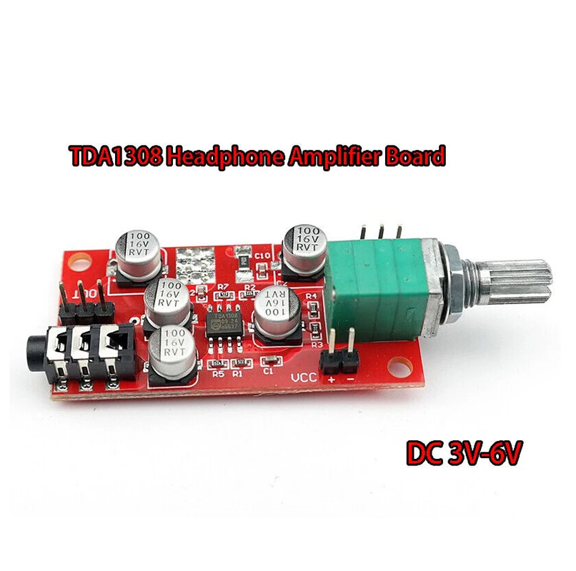 TDA1308 Micro Headphone Headset Power Amplifier Board Preamplifier DC ...