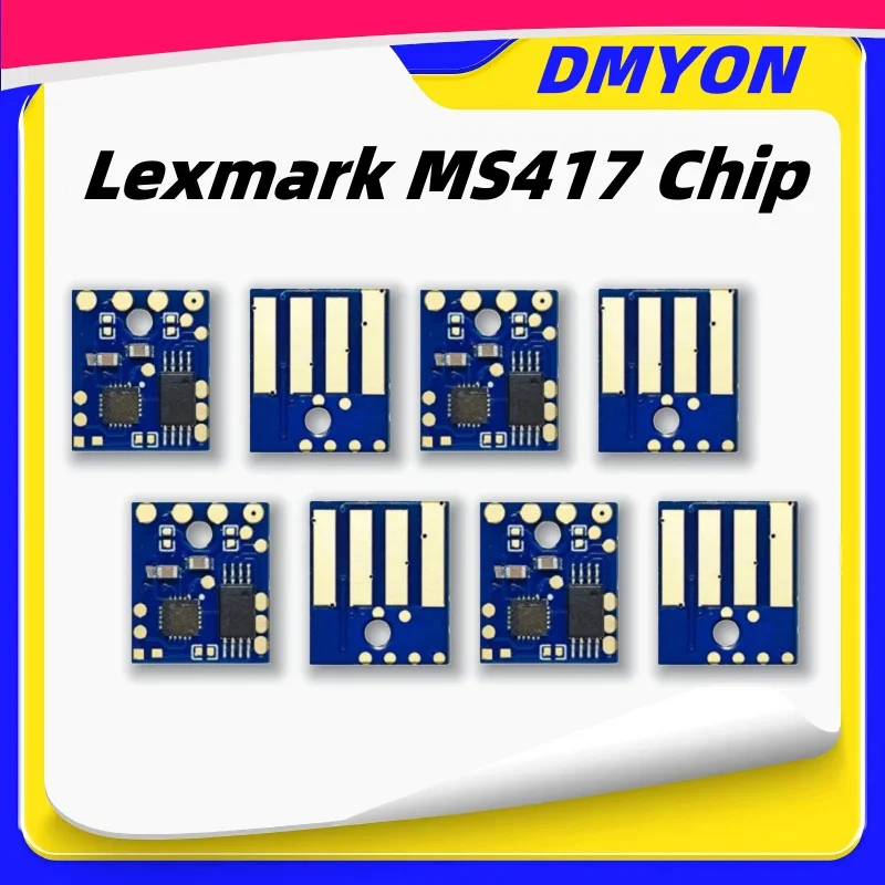 4pcs Toner Chip For Lexmark MS417 MS517 MS617 MX417 MX517 MX617 Toner ...