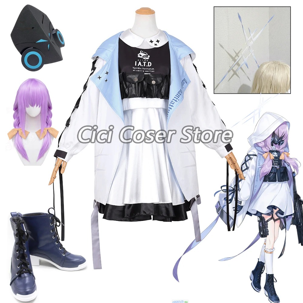 Blue-Archive-Hakari-Atsuko-Cosplay-Costume-Mask-Wig-Halo-Headwear-Women ...