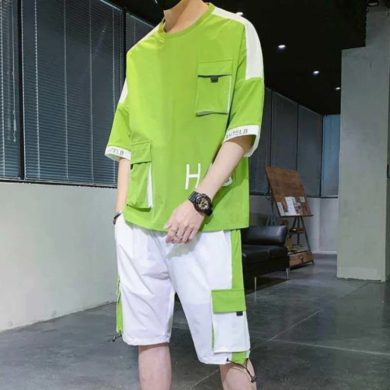 Sweatshirts-Male-T-Shirt-Short-Sets-Running-Sweatsuit-Jogging-Tracksuit ...