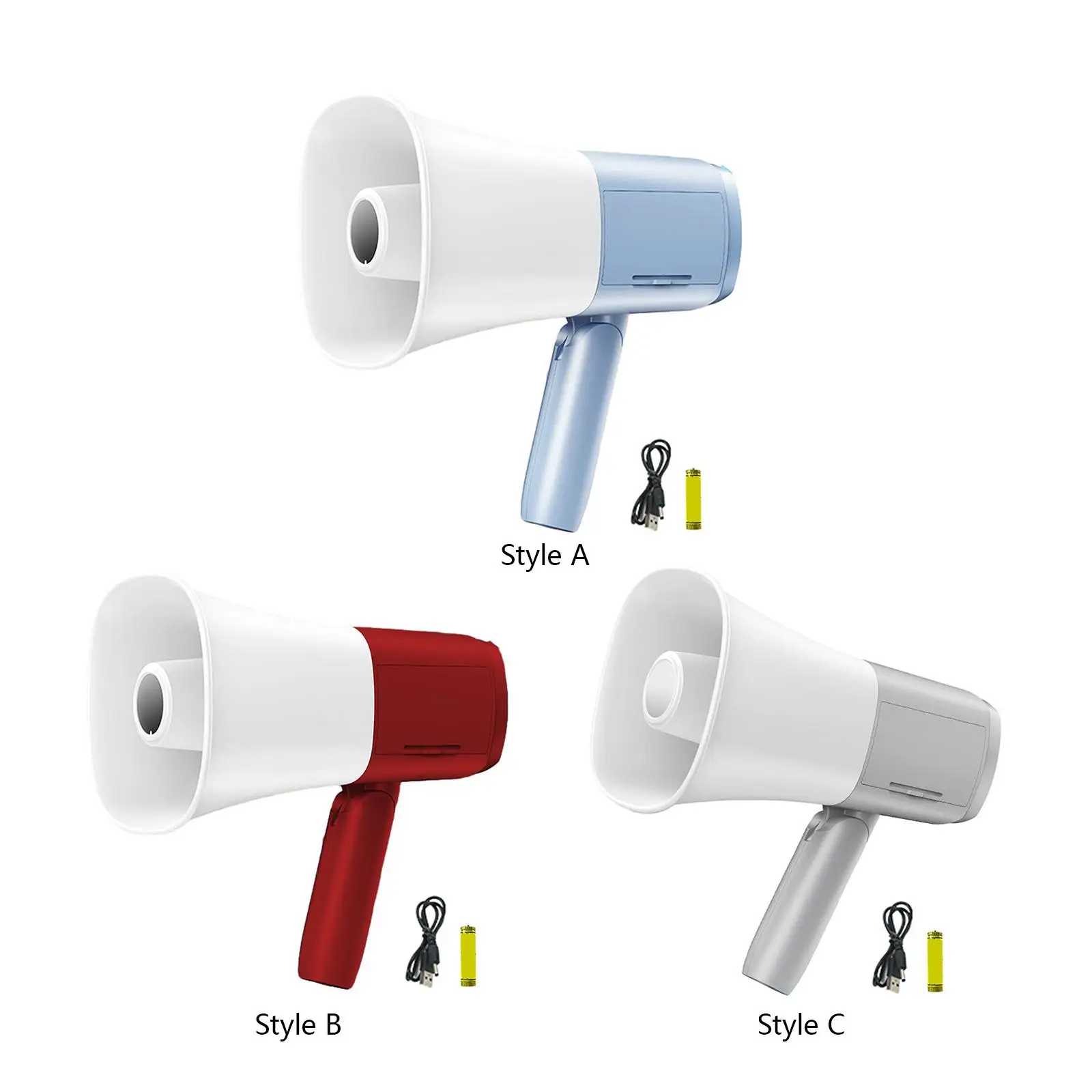 Portable-Megaphone-Speaker-User-Friendly-Portable-Megaphone-Bullhorn ...