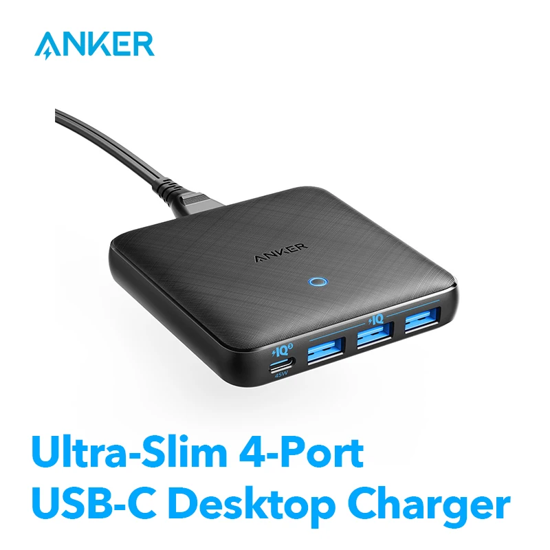 USB C Charger, Anker GAN 65W Fast Charger Adapter PowerPort Atom III ...