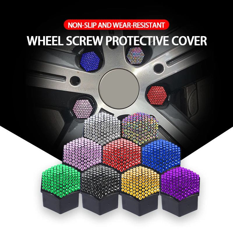 17mm-19mm-21mm-20Pcs-Car-Wheel-Nut-Caps-Protection-Covers-Caps-Auto-Hub ...