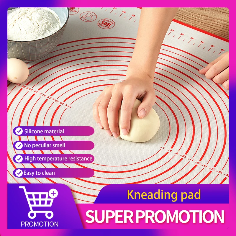 1pcs Kneading Dough Mat Silicone Baking Mat Pizza Cake Dough Maker ...