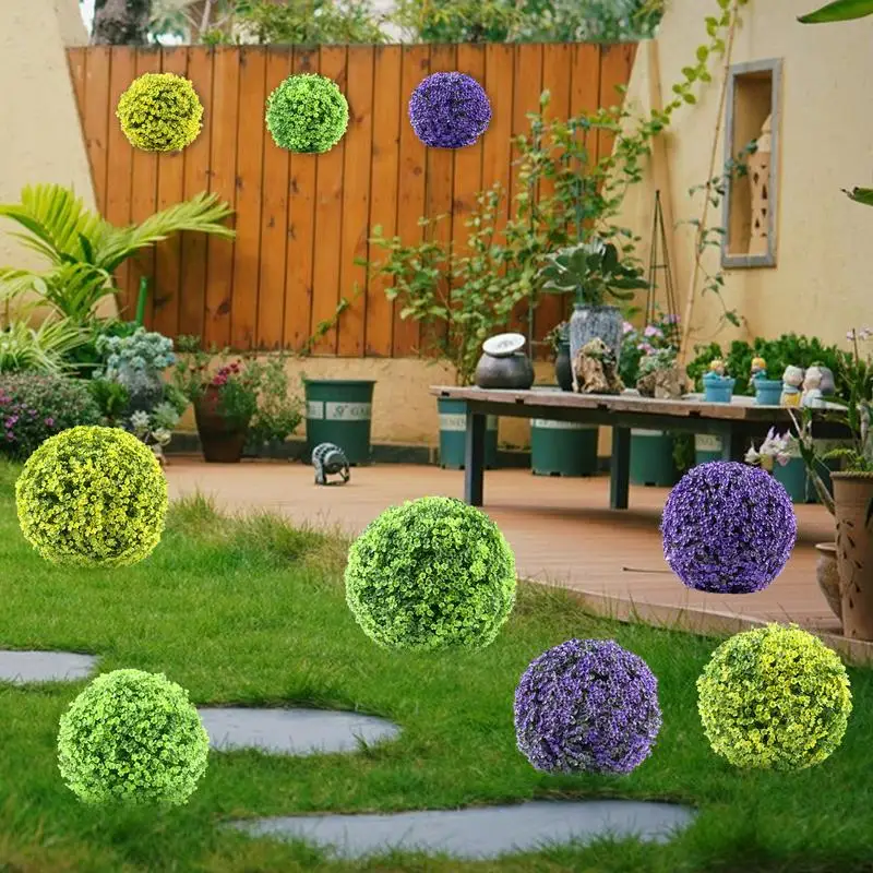 Outdoor-Topiary-Ball-Plant-Topiary-Ball-Greenery-Sphere-Centella-Ball ...