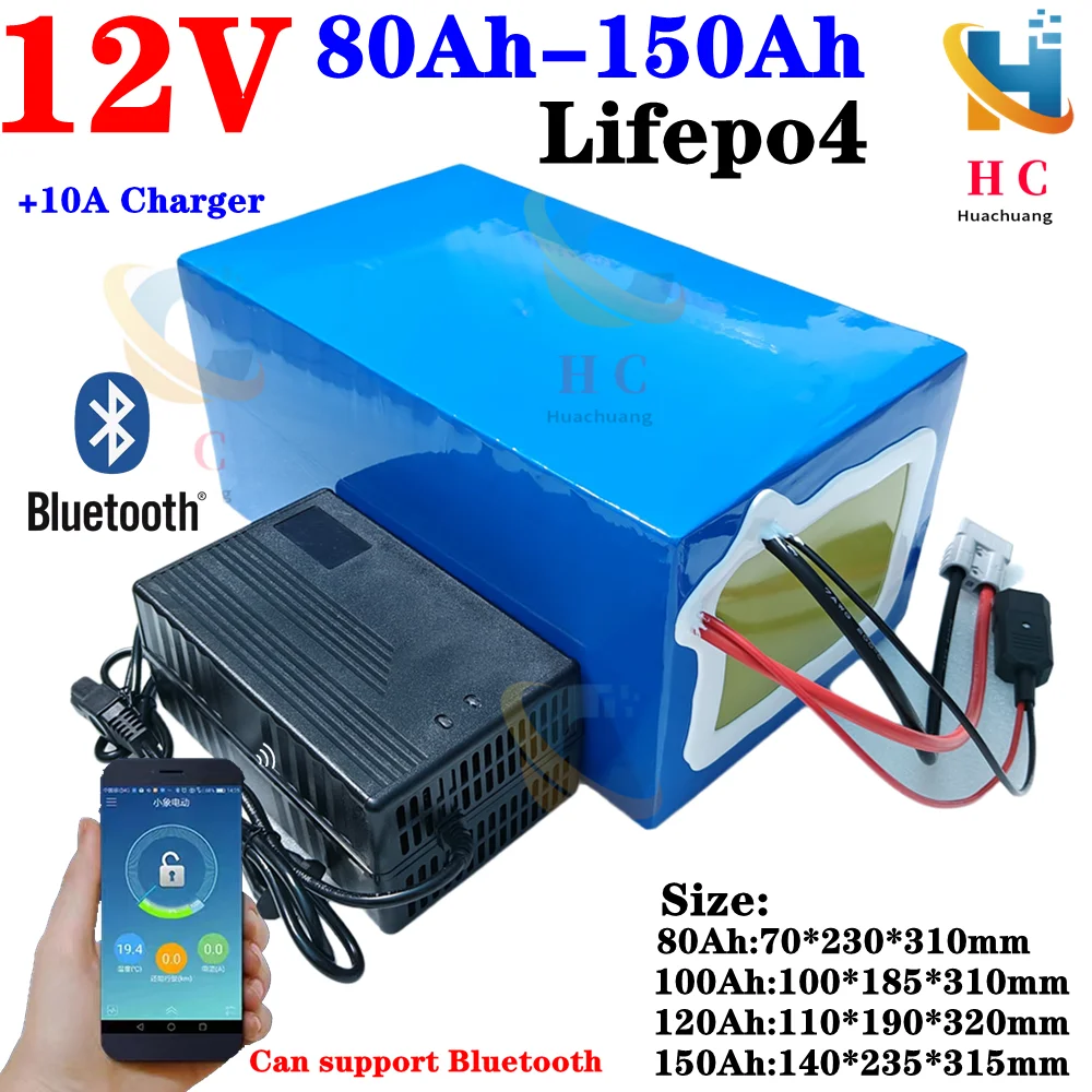 lifepo4-12-8v-100AH-lithium-battery-bluetooth-BMS-APP-12V-100Ah-120Ah ...