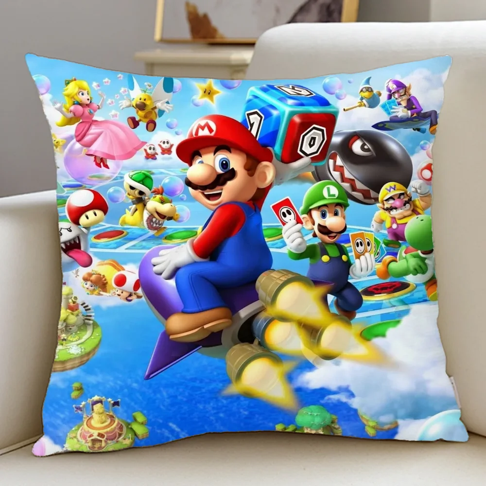 Throw-Pillow-Covers-Super-Mario-Decorative-Cushion-Decorative-Pillows ...