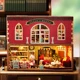 New Diy Mini Rabbit Town Casa Wooden Doll Houses Miniature Building ...