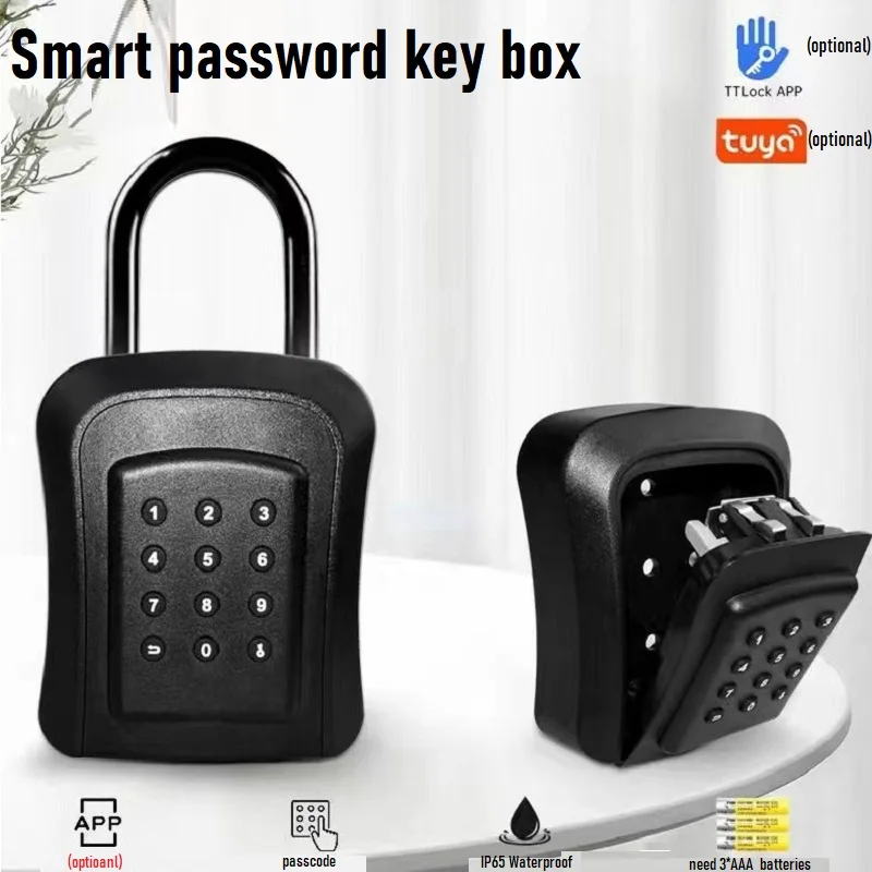 Tuya-TTlock-Smart-Password-Key-Box-IP65-Waterproof-Homestay-Lock-Box ...