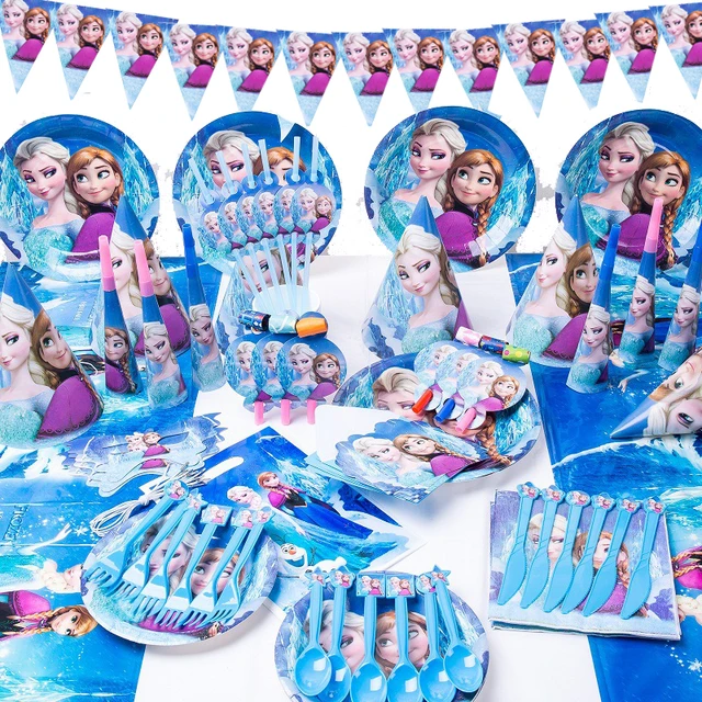 Frozen Birthday Party Cone Hats
