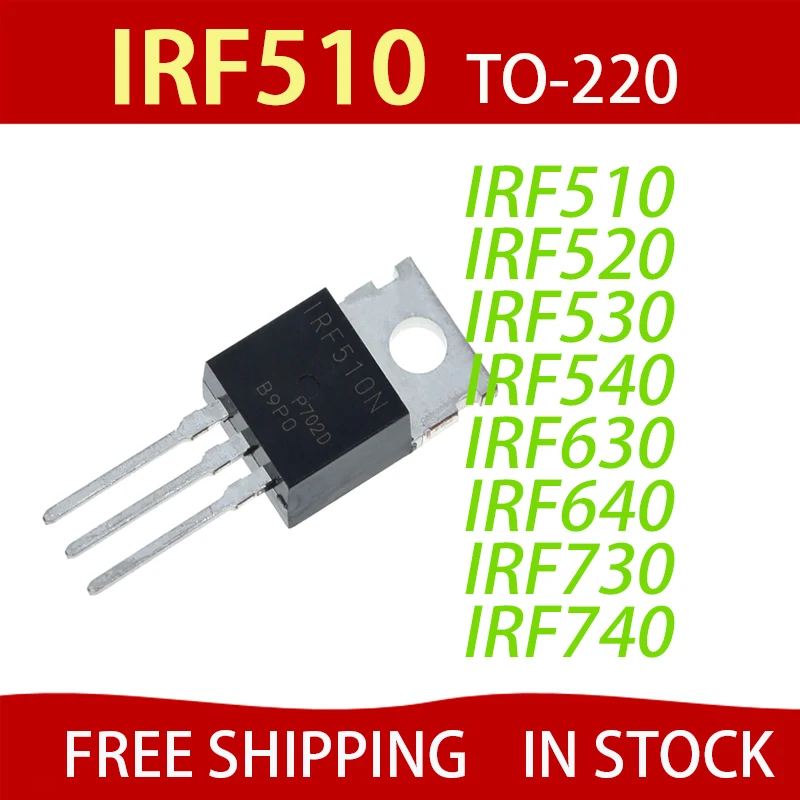Transistor-TO-220-TO220-IRF510-IRF520-IRF530-IRF540-IRF630-IRF640 ...