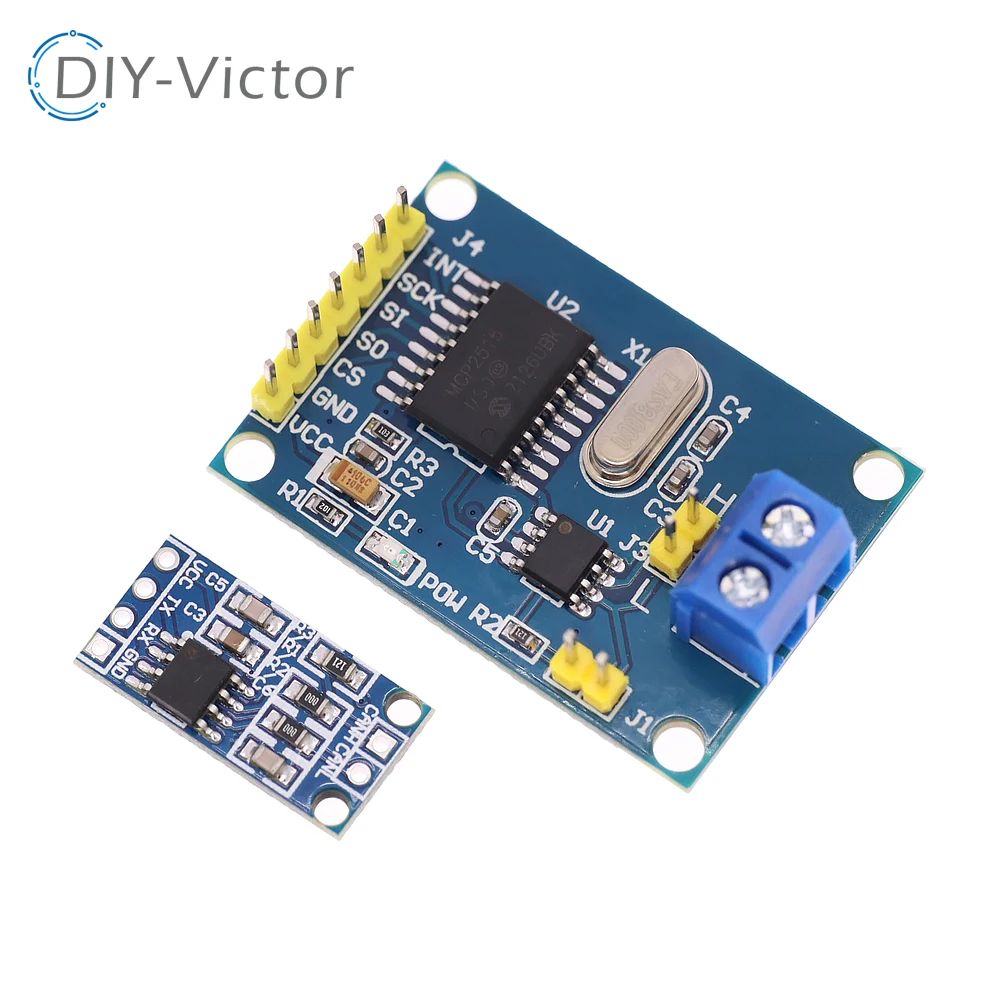 Mcp2515 Can Bus Driver Module Board Tja1050 Receiver Spi For 51 Mcu Arm ...
