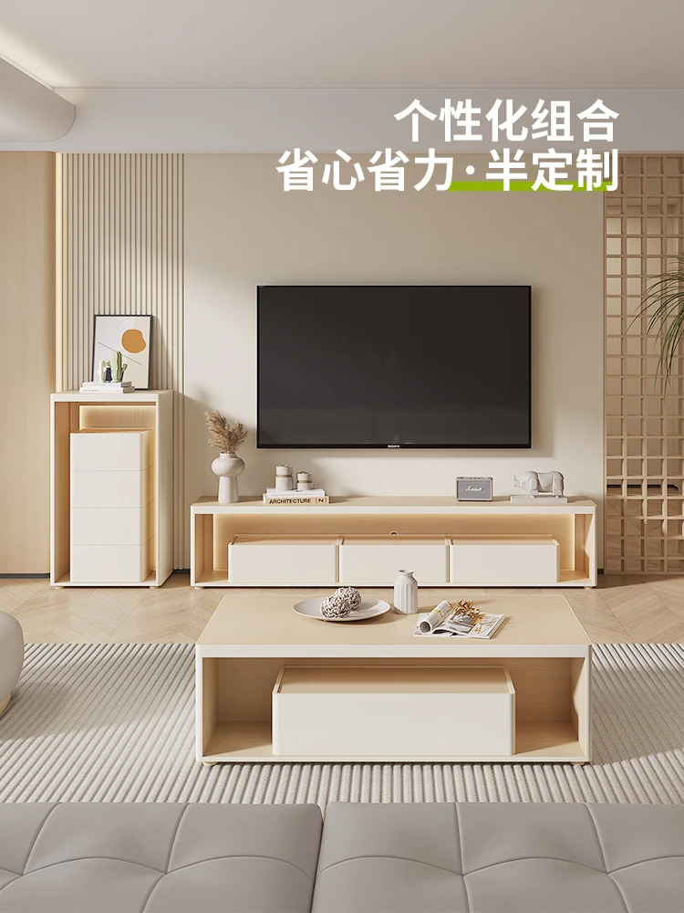 Simple Family Room With Tv