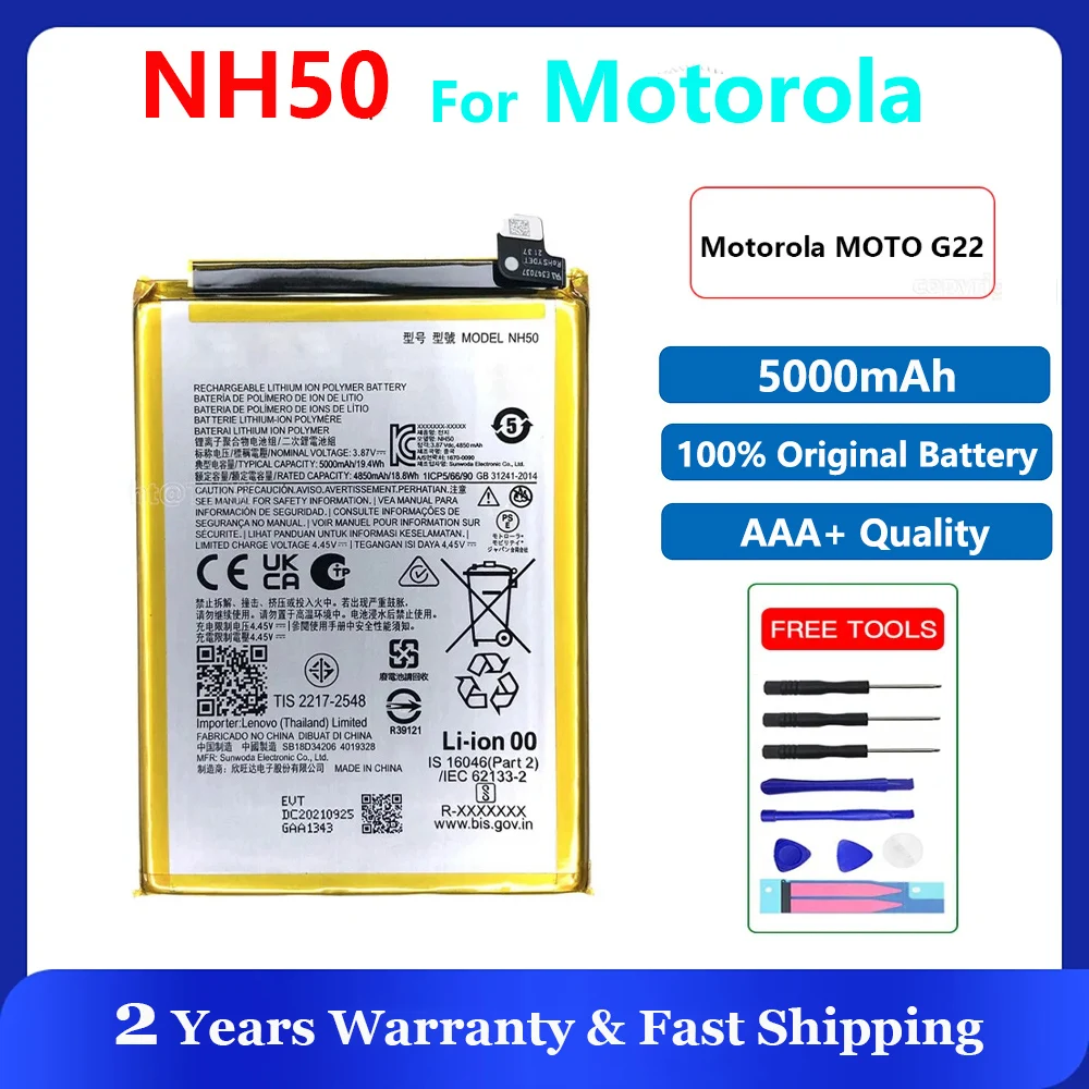 Bater-a-NH50-Original-para-Moto-G22-XT2231-2022-E13-XT2345-2023-G-5G ...