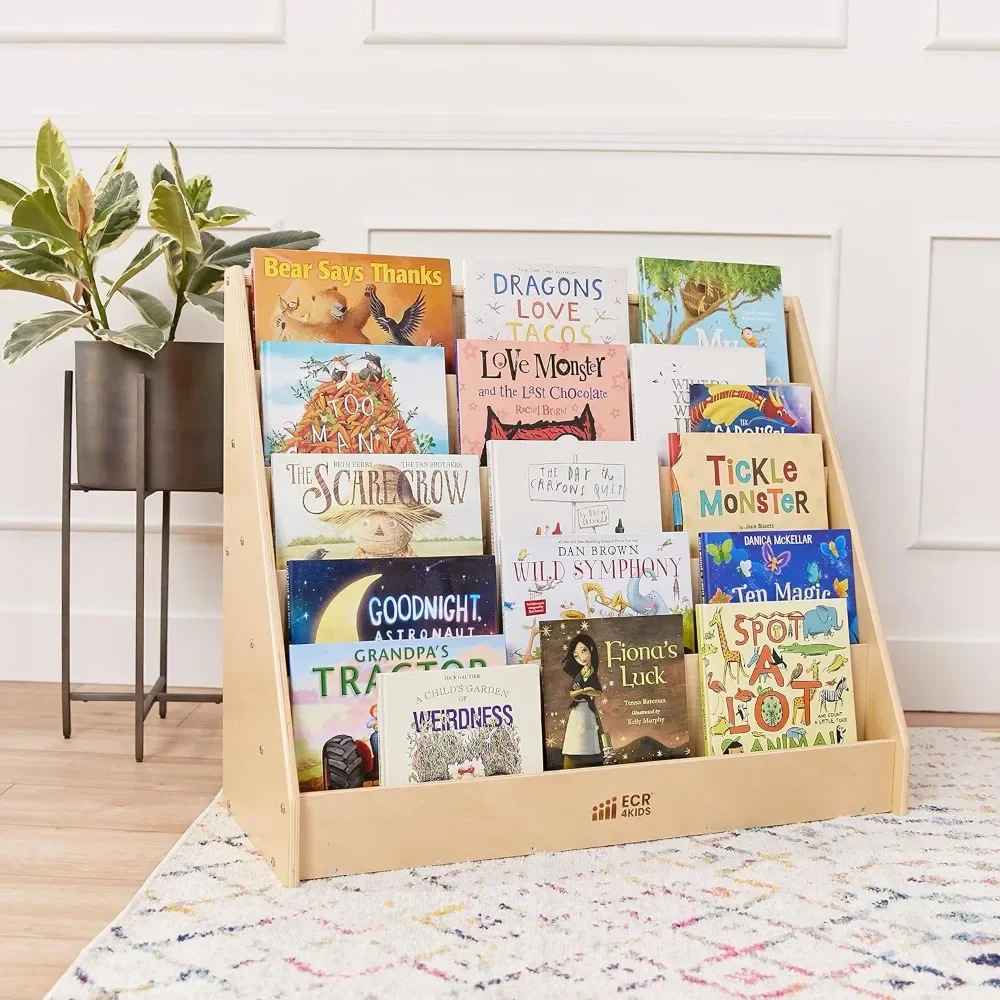 Children-s-bookshelf-single-sided-book-display-classroom-bookshelf ...
