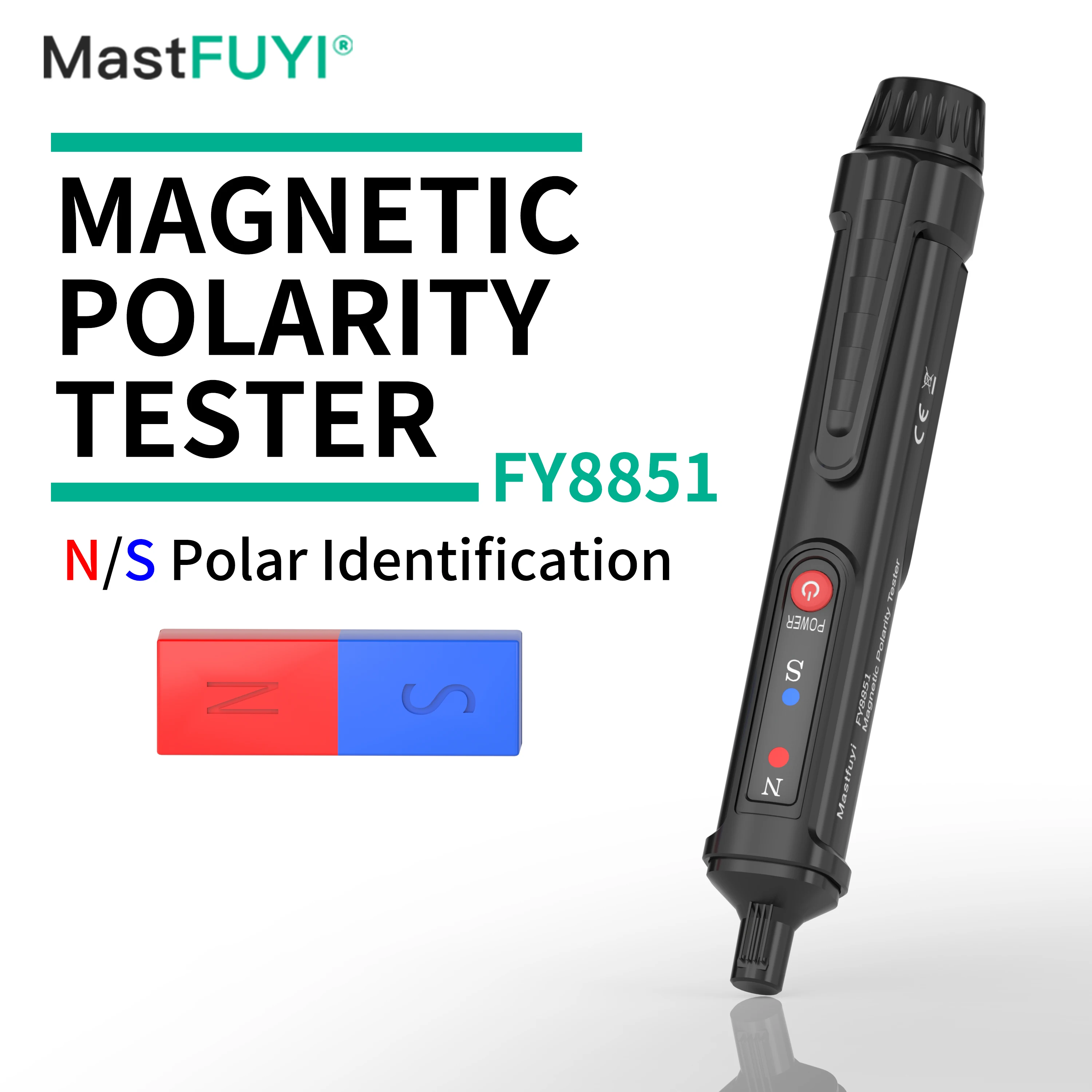 MASTFUYI-FY8851-Magnetic-Polarity-Tester-N-S-Pole-Identify-Tool-North ...