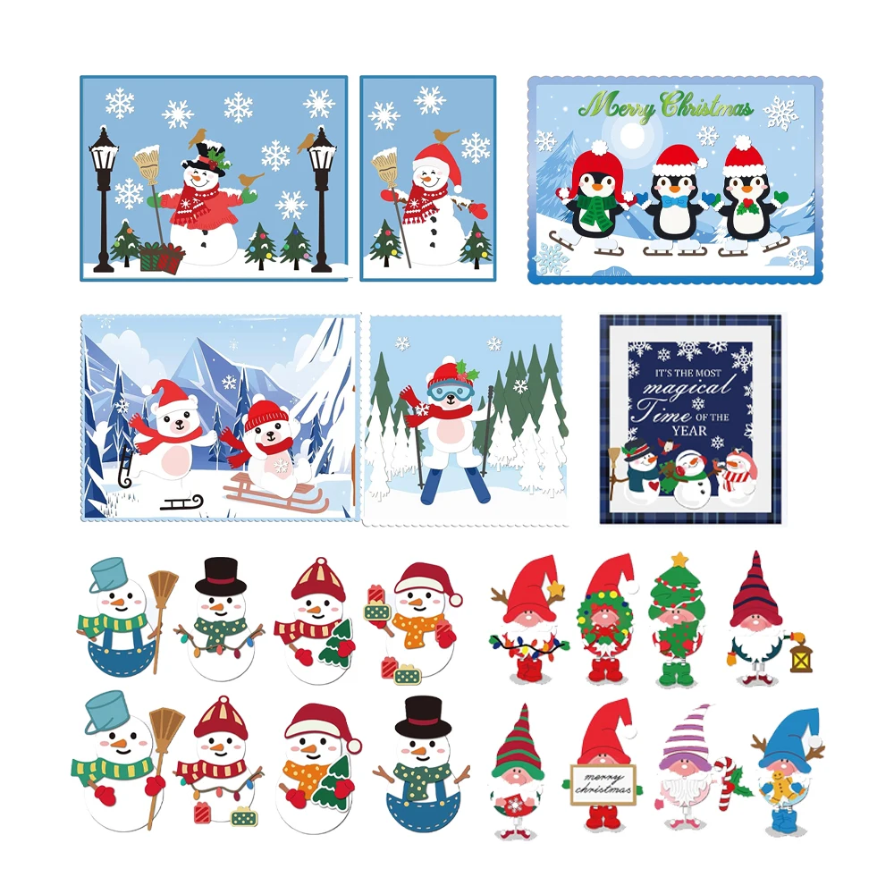 Winter-Sneeuwpop-Cutting-Dies-Hoed-Sjaal-Carbon-Staal-Stansen-Kerst ...