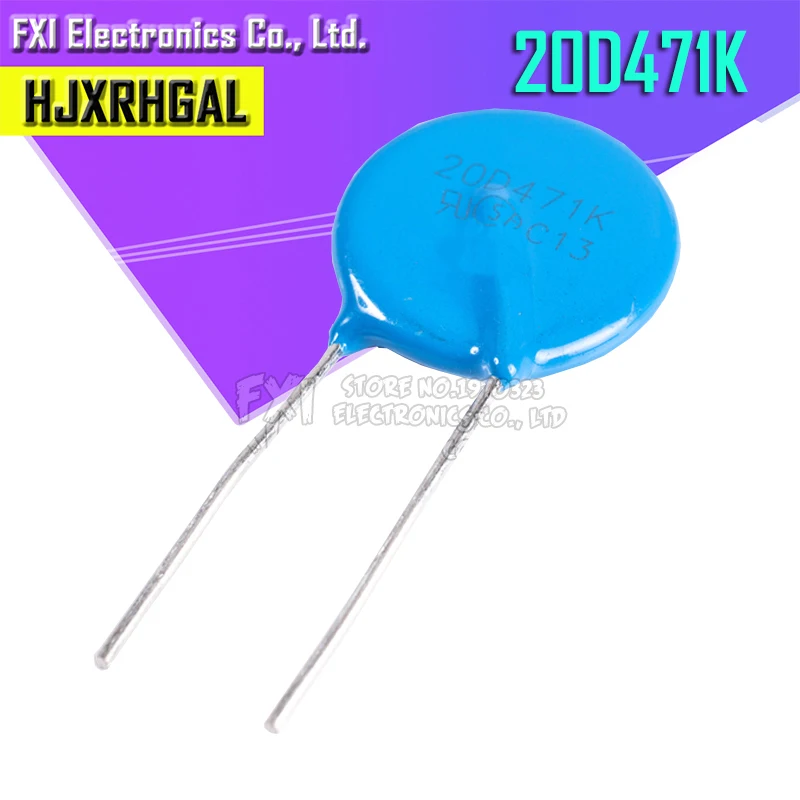 5pcs varistor 20D471K 470V piezoresistor 20D471 - AliExpress 502