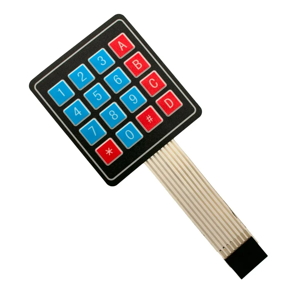 TECLADO MEMBRANA 4x4 16 teclas Matrix Keypad Keyboard Key ARDUINO ...