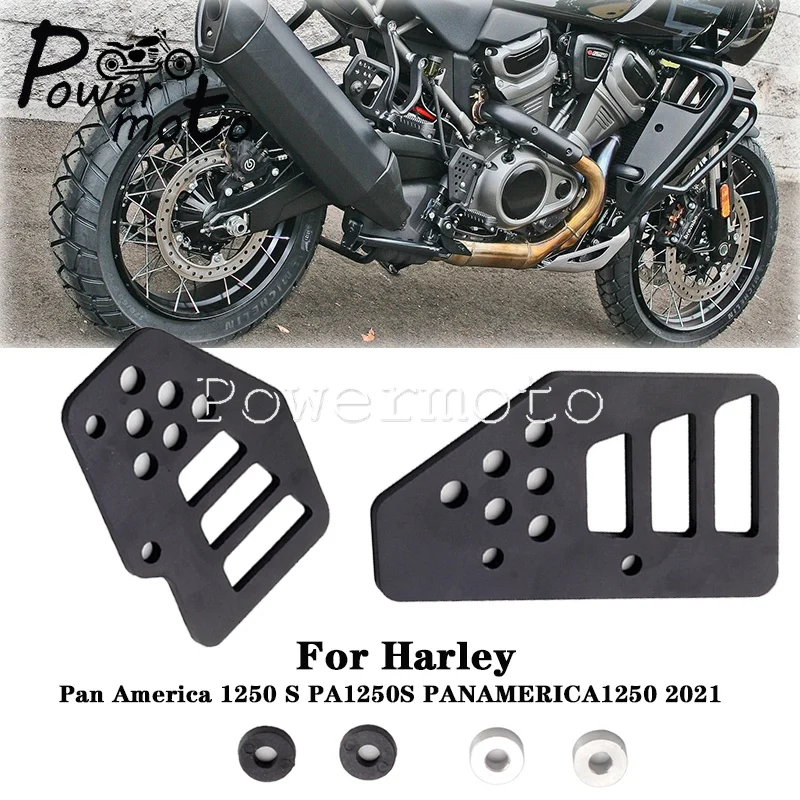New-Aluminum-Motorcycle-Accessories-Heel-Protective-Covers-Guard ...