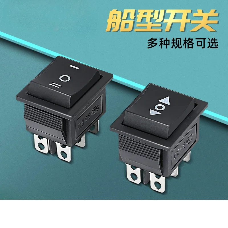 2PCS-Self-Reset-Rocker-Switch-Momentary-KCD4-Power-Switch-ON-OFF-ON ...