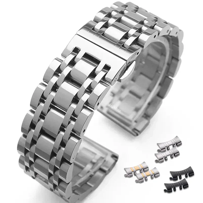 Solid-Stainless-Steel-Band-18mm-20mm-22mm-Universal-Smartwatch ...