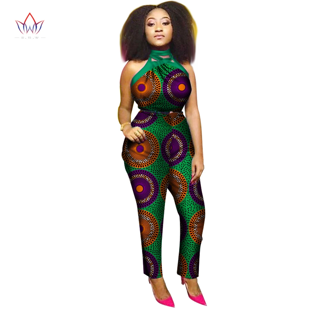 Bintarealwax Africa Cotton Wax Print Romper African Bazin Riche Sexy ...