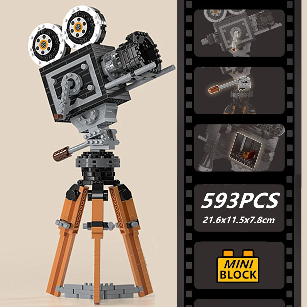 593PCS-Movies-Film-CineCamera-Strip-Tribute-Camera-100TH-Anniversary ...
