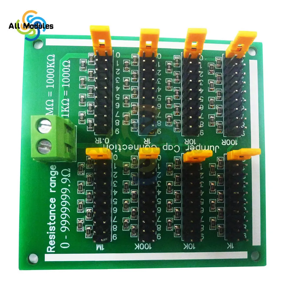 DNR1A07-0-1R-9999999R-Seven-Decade-Programmable-Resistor-Board ...