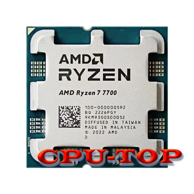 Amd ryzen 7 7700 r7 7700 3.8 ghz 8-core processador cpu de 16 linhas ...