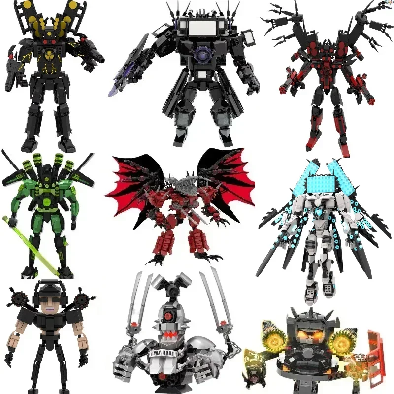 Titan-Drillman-Blocks-Toy-Titans-Tvman-Speaker-Man-Titan-Computer-Man-G ...