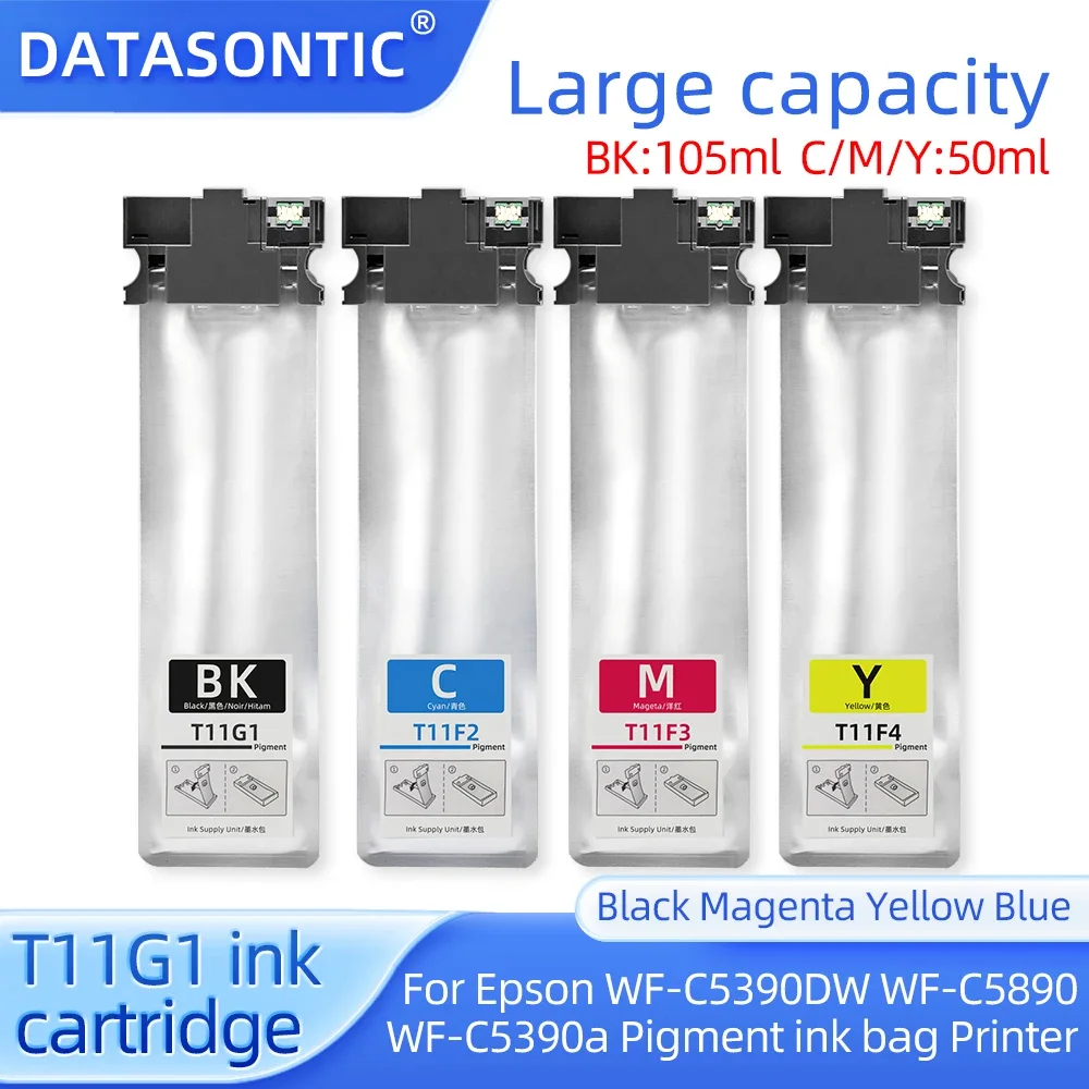 T11G1 T11F2 T11D1 T11C1 Ink Cartridge With Pigment For Epson WorkForce ...