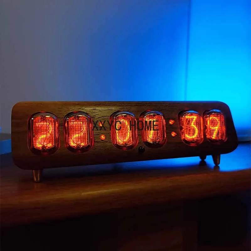 IN12 Nixie Tube Clocks Bluetooth Control Digital Desk Clock Glow Light ...