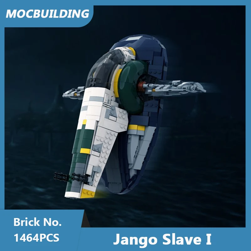 MOC Building Blocks Slave I Model DIY Assemble Bricks Collection ...