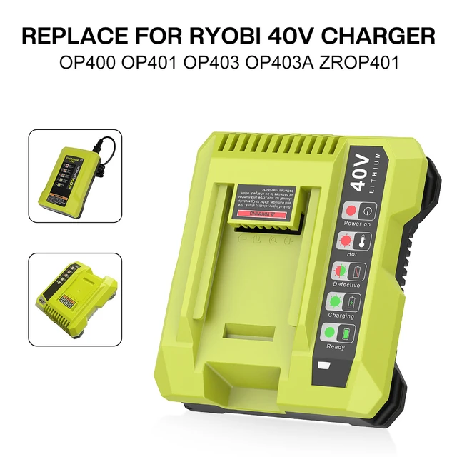Suitable for Ryobi Lithium Battery Charger OP401 OP400,OP403,OP403A ...