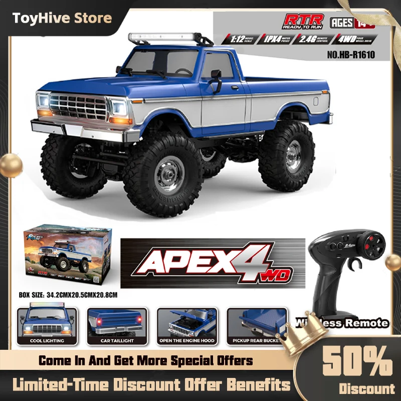 Nuevo 1:16 HBToys RC Car R1611 4x4 todoterreno eje de transmisión de ...