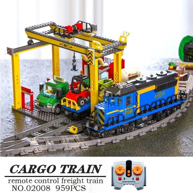 In Stock Motorized Remote Control Cargo Train Hobby Compatible With ...