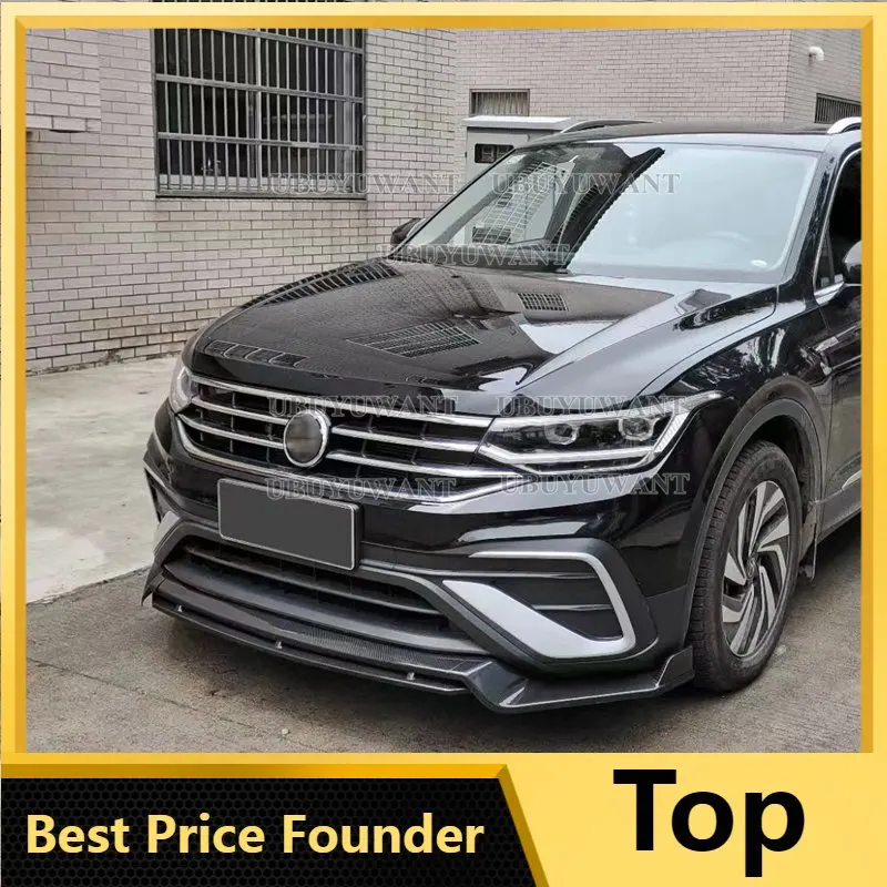 Front Bumper Diffuser Fit for VOLKSWAGEN Tiguan (not for r-line) 2022 ...