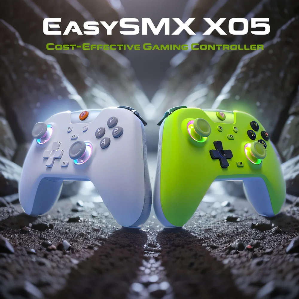 EasySMX-mando-inal-mbrico-X05-RGB-controlador-de-juegos-Bluetooth ...