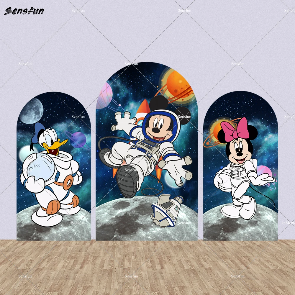 Mickey Minnie Birthday Decorations Disneyland Castle Arch Cover ...