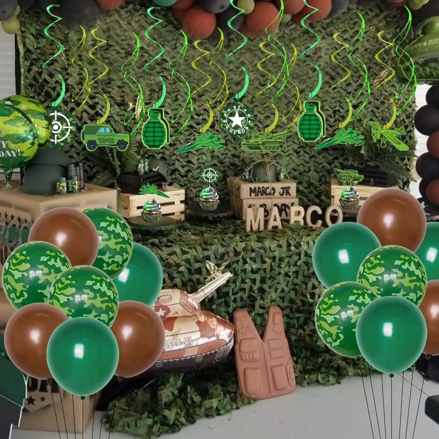 Camo Themed Party Ideas