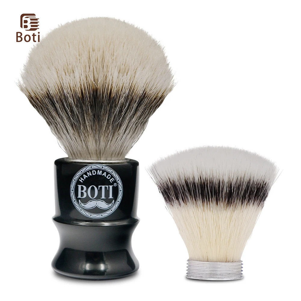 Boti-Screw-Type-Brush-Enlightener-Badger-and-N3C-Synthetic-with-Antique ...