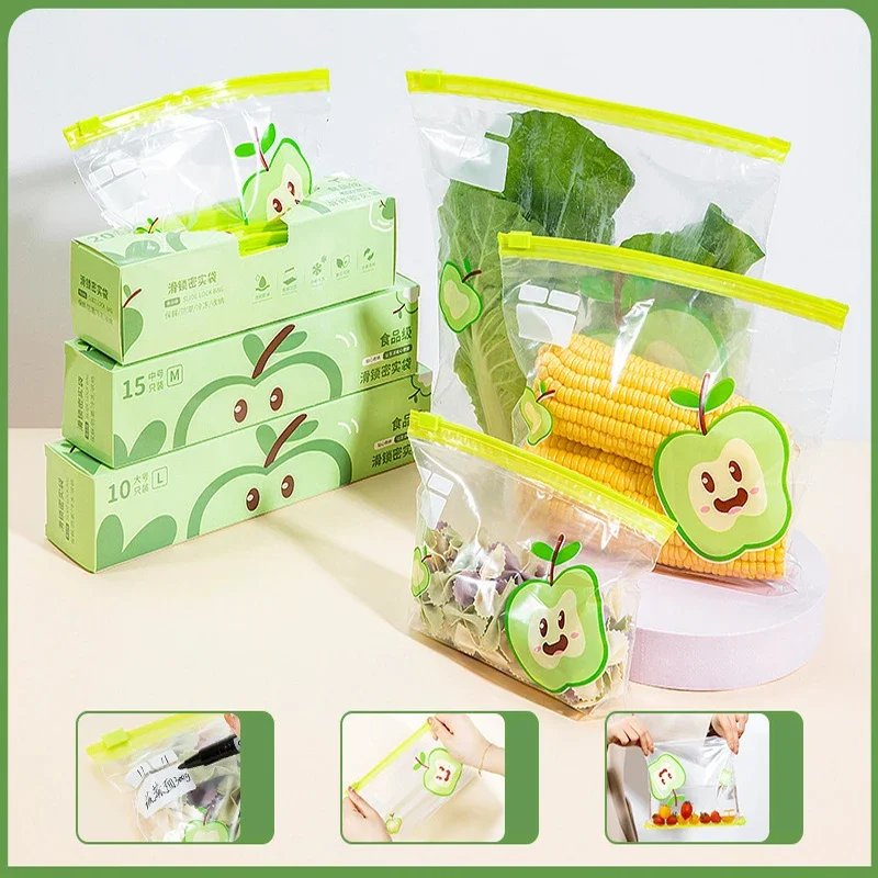 Food-Fresh-Keeping-Bag-Reusable-Zip-Lock-Bag-Fruit-Vegetable-Food ...