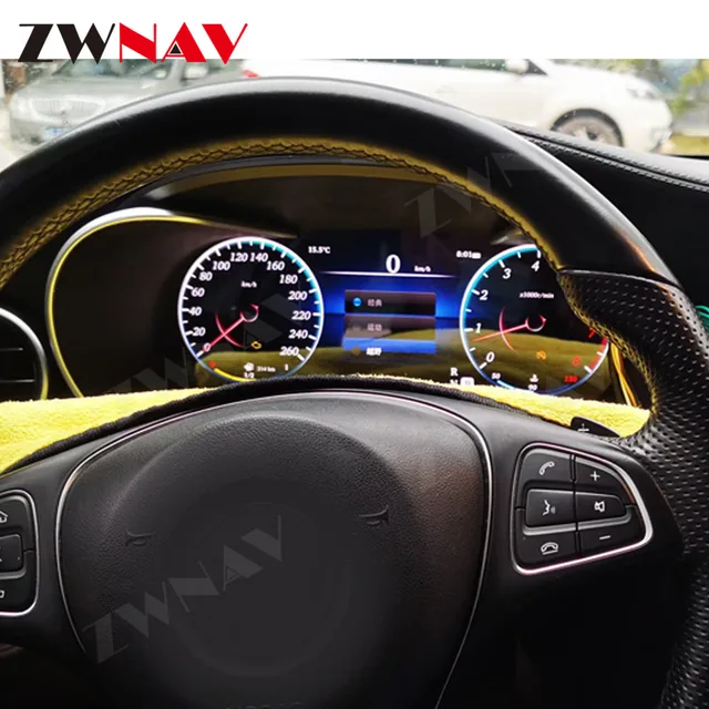 W205 Digital Cluster 12.3 Inch Digital Instrument Cluster Dashboard ...